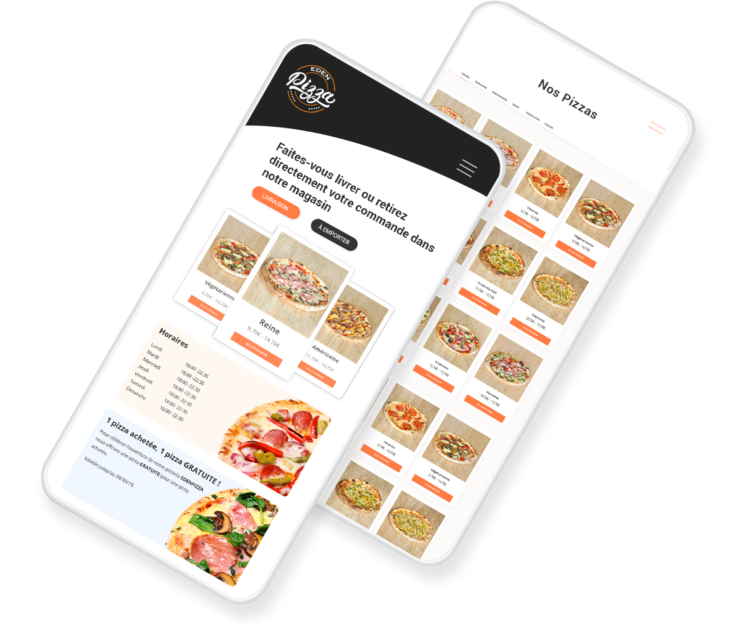 Eden Pizza Antibes | Ici on ne roule pas nos clients dans la farine